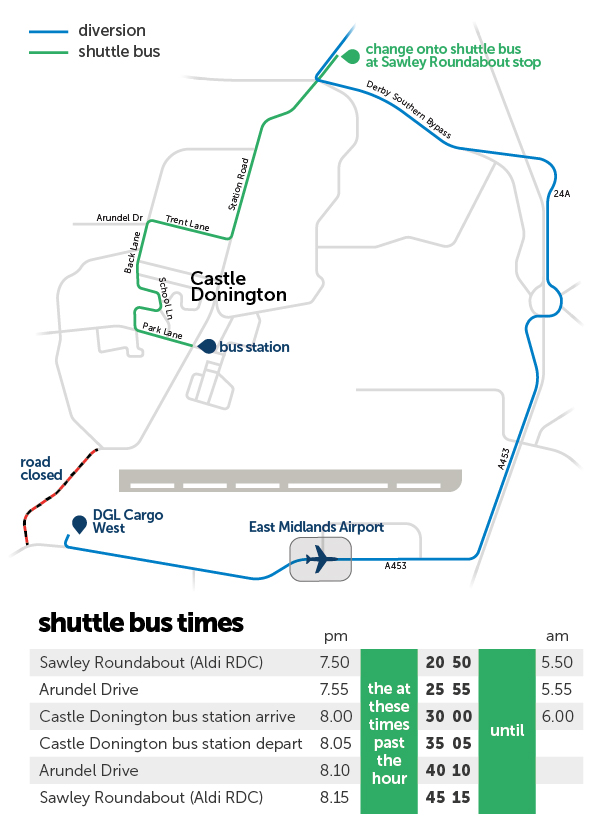 Walton Hill Top, Castle Donington - kinchbus